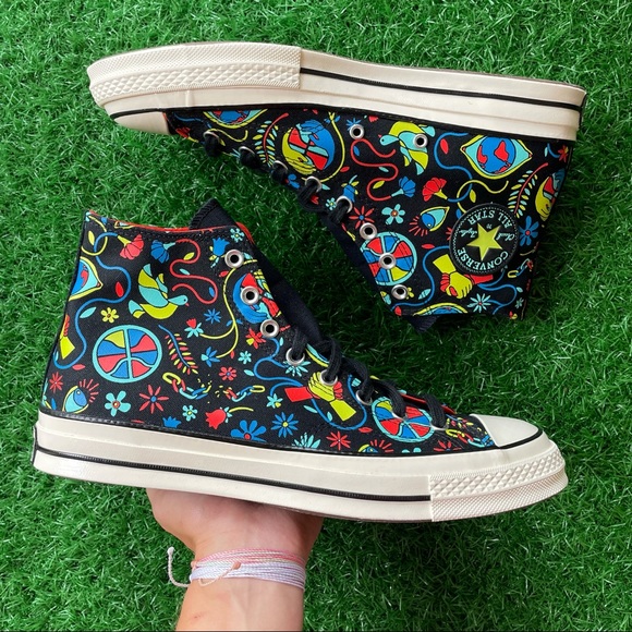 Converse | Shoes | Converse All Star Chuck Taylor Chuck 7 Hi Peace And ...